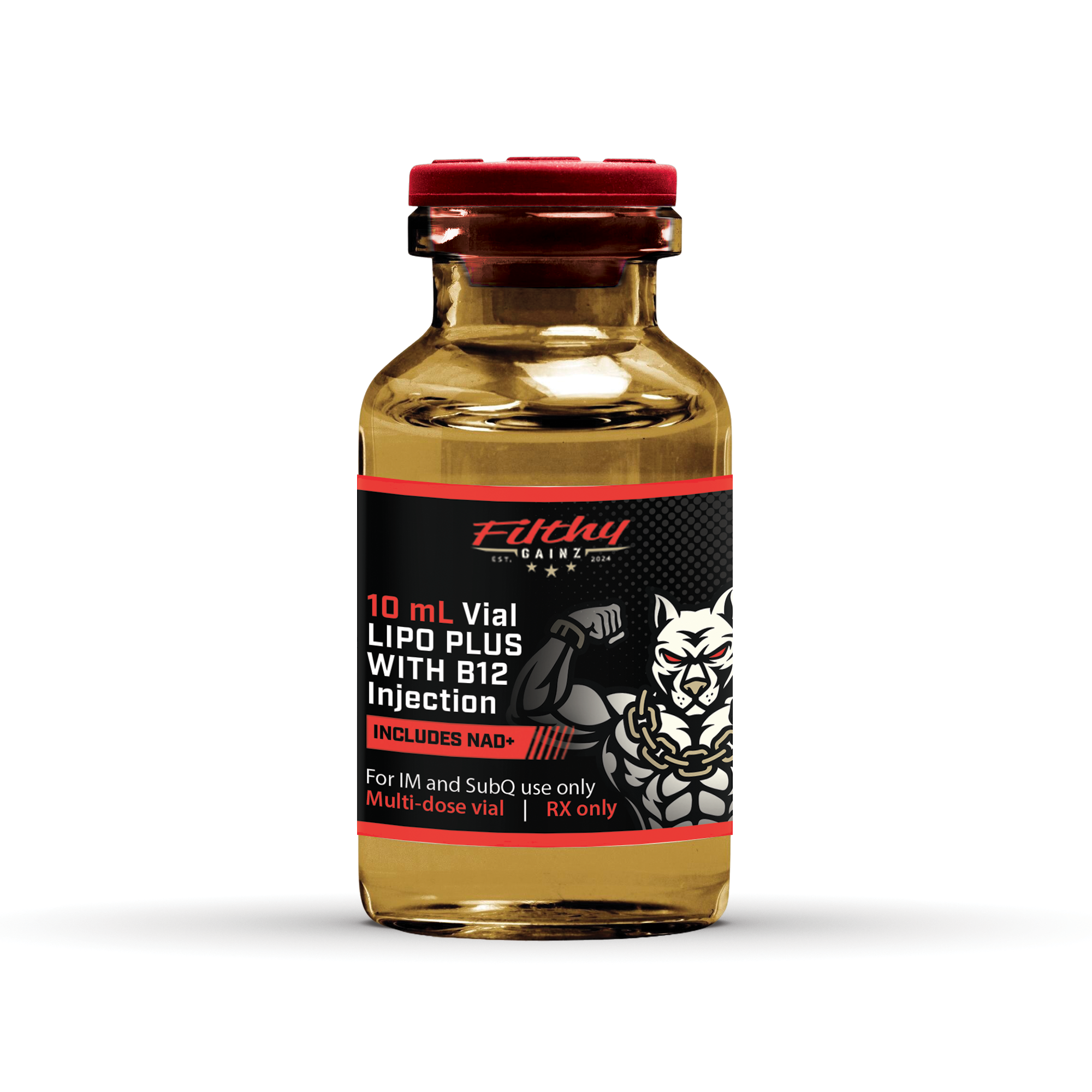 Lipo Plus with B12 Including NAD+ (10ml) - Gear City VIP Unlimited