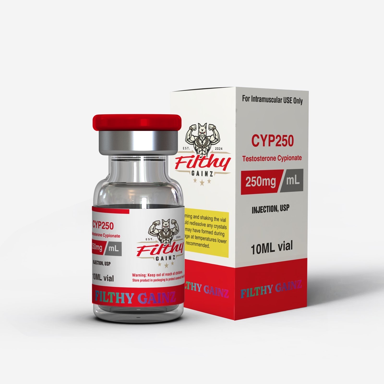 Cyp® - Testosterone 250mg/mL - Gear City VIP Unlimited